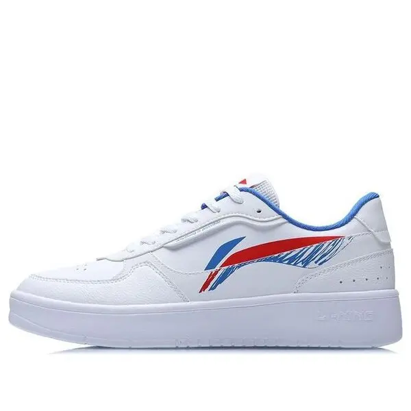LI-NING Classic Leisure Sneakers - White/red/blue
