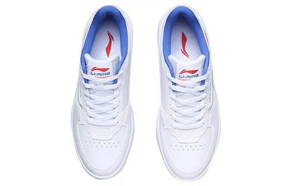 LI-NING Classic Leisure Sneakers - White/red/blue