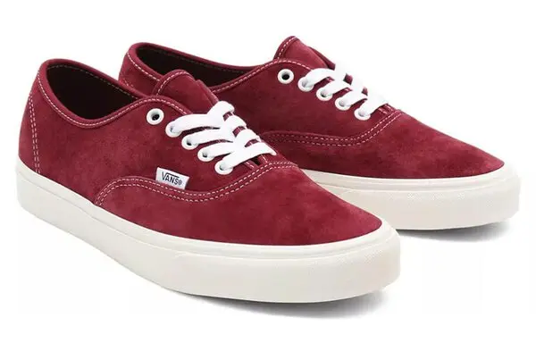 VANS Authentic Casual Skate Sneakers - Red