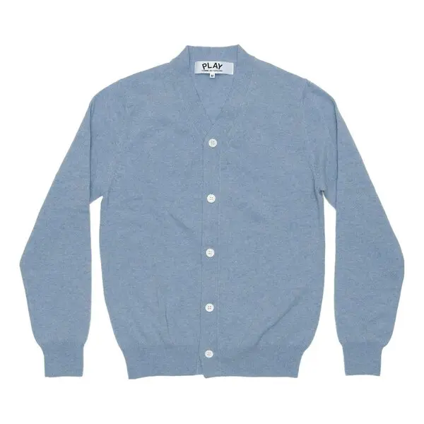 Play Comme Des Garcon Pastel Series Cardigan - Blue