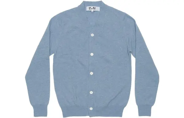 Play Comme Des Garcon Pastel Series Cardigan - Blue