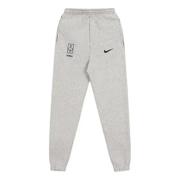 Nike Korea Club Fleece Football Pants 'grey - Grey/black
