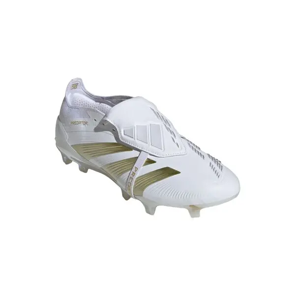 Adidas Predator Elite Ft Fg Athletic Shoes - Cloud White/gold Metallic/cloud White