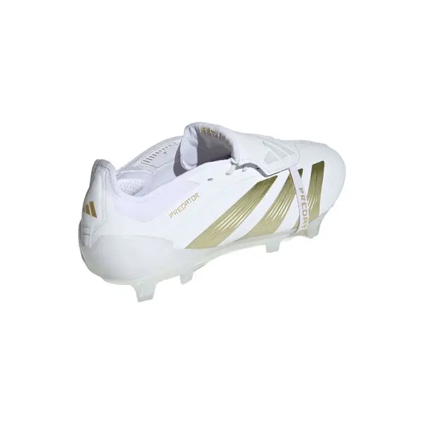 Adidas Predator Elite Ft Fg Athletic Shoes - Cloud White/gold Metallic/cloud White