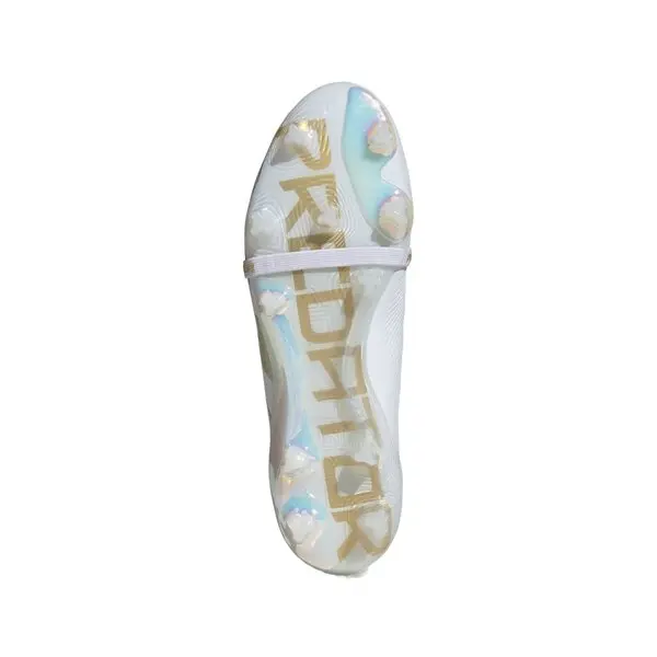 Adidas Predator Elite Ft Fg Athletic Shoes - Cloud White/gold Metallic/cloud White