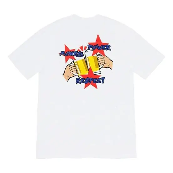Supreme Fw19 Week 17 Money Power Respect Tee - White