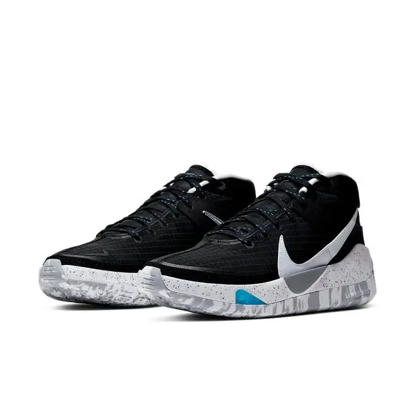 Nike Kd Mid Top Basketball Sneakers - Black