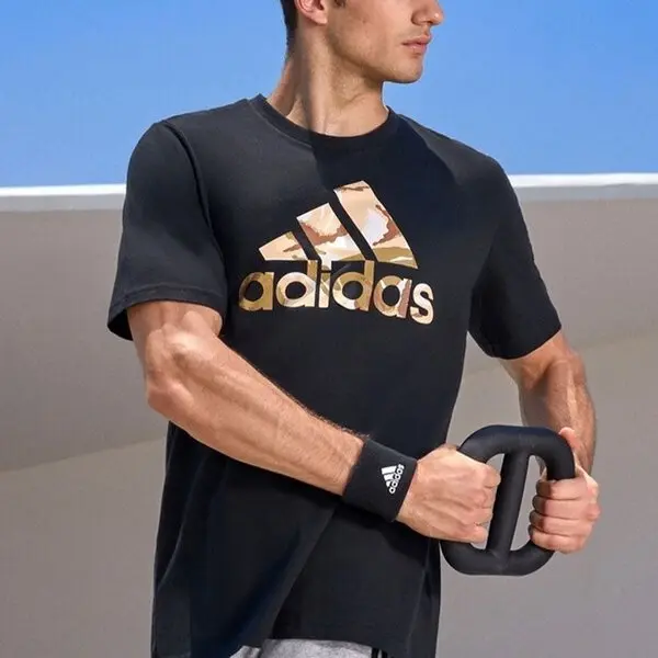 Adidas Alphabet Large Logo Sports T-shirt