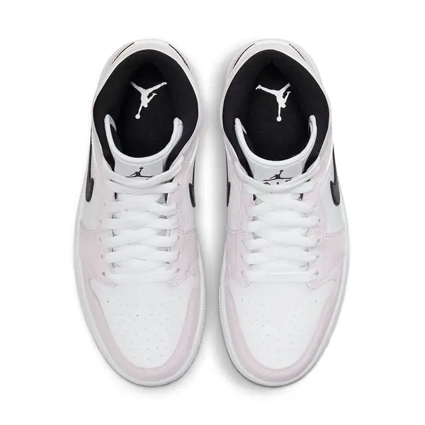 JORDAN 1 Mid Se 'barely Rose - Barely Rose/white/black