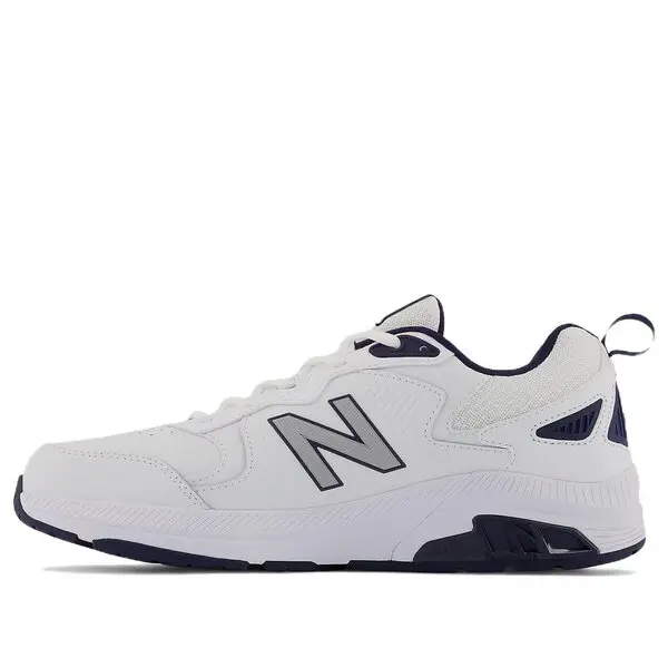 NEW BALANCE 857 Athletic Sneakers - White/navy Blue