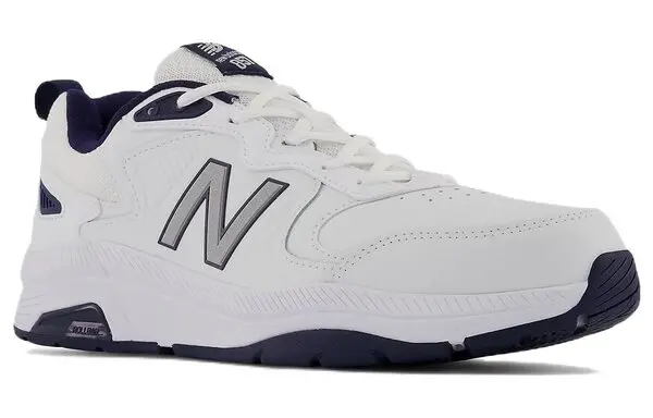 NEW BALANCE 857 Athletic Sneakers - White/navy/rain Cloud