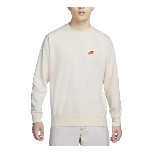 Nike French Terry Crewneck Sweatshirt 'biege - Beige