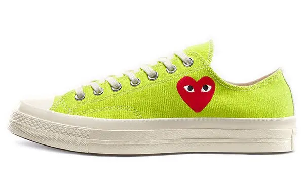 CONVERSE Comme Des Garçons Play X Chuck 70 Low Top Sneakers - Green