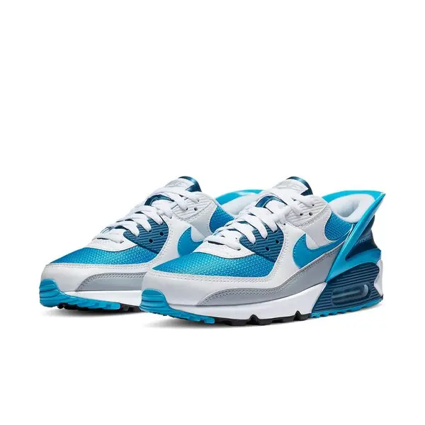 Nike Max 90 Flyease Sneakers - Blue/white