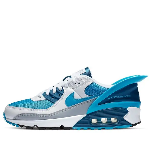 Nike Max 90 Flyease Sneakers - Blue/white