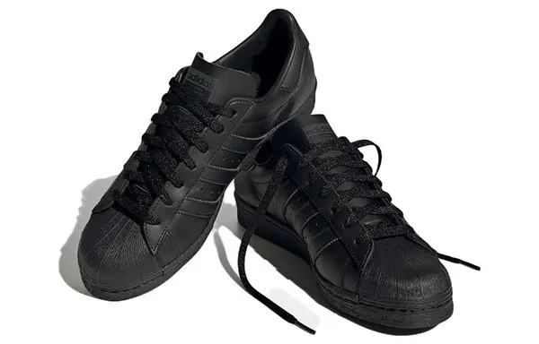 Adidas Originals Superstar 'double Sneakers - Black