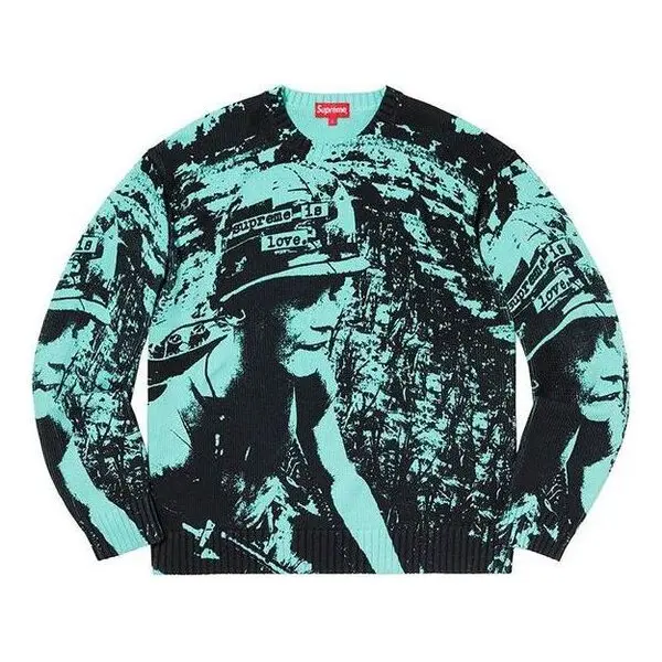 Supreme Is Love Sweater - Teal