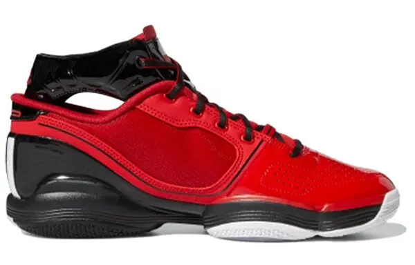 Adidas Adizero Rose 1 High-top Sneakers - Red/black