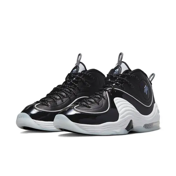 Nike Penny 2 "black Patent Grey" Sneakers - Black/multi Color/white