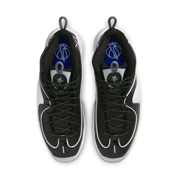 Nike Penny 2 "black Patent Grey" Sneakers - Black/multi Color/white