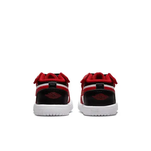 JORDAN 1 Low Toddler 'reverse Black Toe - Red/white