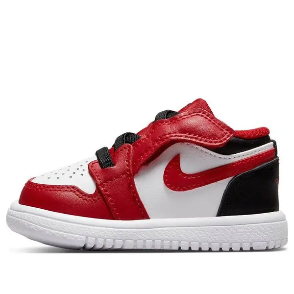 JORDAN 1 Low Toddler 'reverse Black Toe - Red/white