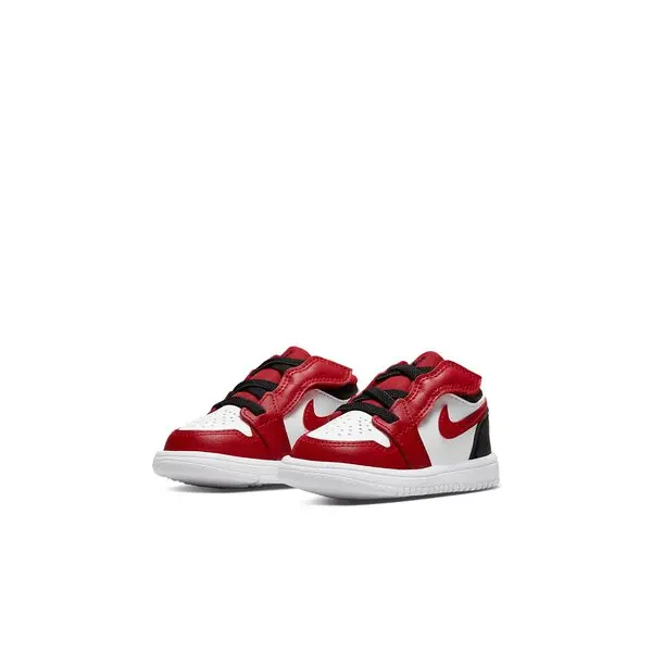 JORDAN 1 Low Toddler 'reverse Black Toe - Red/white