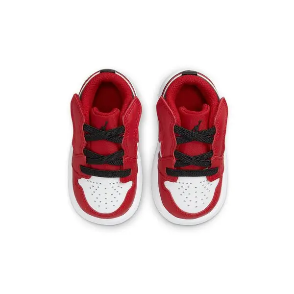 JORDAN 1 Low Toddler 'reverse Black Toe - Red/white