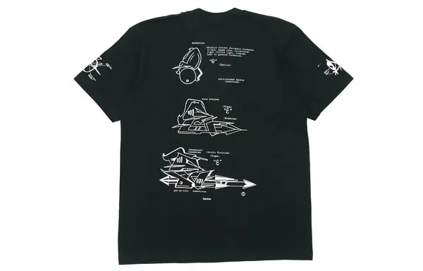 Supreme Ss20 Week 4 Rammellzee Tag Tee Logo Tee - Black