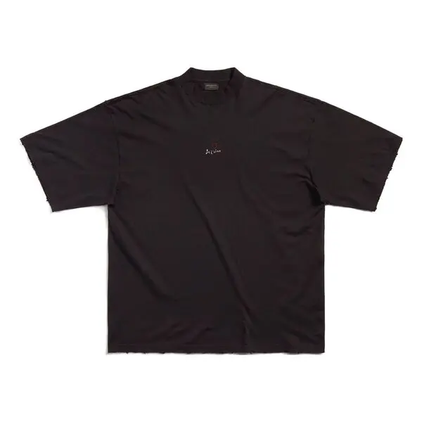 Balenciaga Je T'aime Oversized T-shirt - Black
