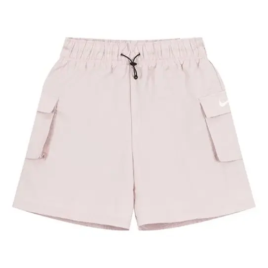 Nike Woven High-waisted Cargo Shorts - Pink