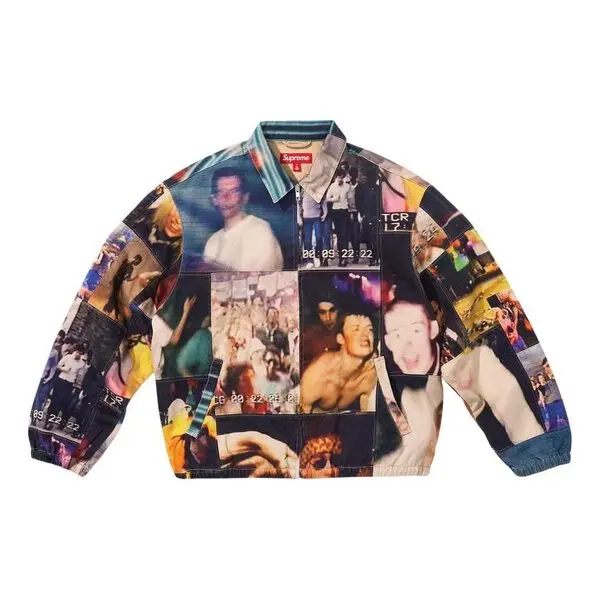 Supreme X Mark Leckey Hardcore Patchwork Harrington Jacket - Multi-color