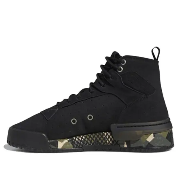 Adidas Rivalry Rm High Top Sneakers - Black/green