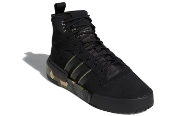 Adidas Rivalry Rm High Top Sneakers - Black/green