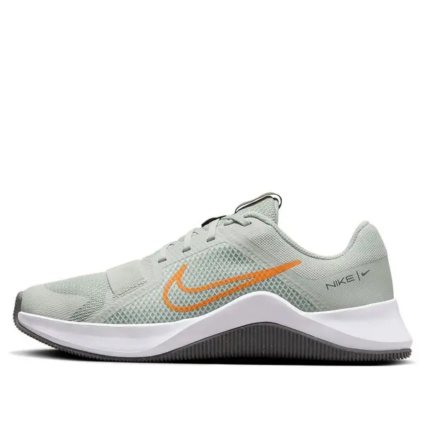 Nike Mc Trainer 2 Athletic Sneakers - Light Silver/iron Grey/bright Mandarin