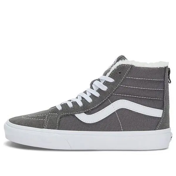 VANS Sk8-hi High Top Sneakers - Grey/white