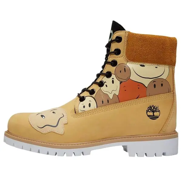 Timberland X Cnstnt Dvlpmnt 6 Inch Premium Waterproof Boot 'melted Smileys - Medium Yellow