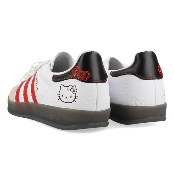 Adidas X Hello Kitty Gazelle Indoor '50th Anniversary' Sneakers - White/red/gold