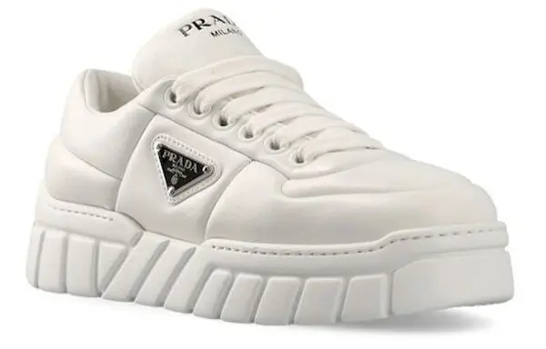 Prada Padded Nappa Leather Sneakers