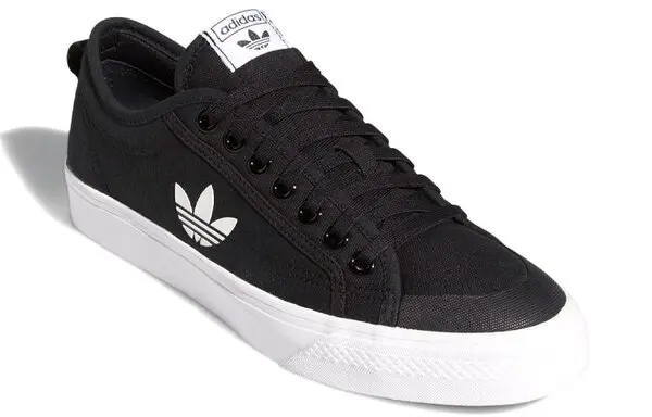 Adidas Nizza Trefoil Sneakers - Black/white