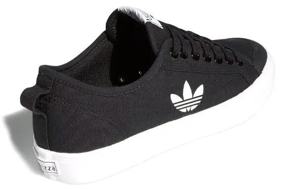 Adidas Nizza Trefoil Sneakers - Black/white