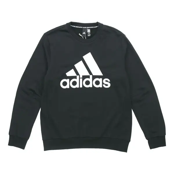 Adidas Crewneck Pullover With Logo - Black