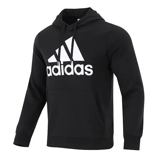 Adidas Bl Fl Hd Large Logo Hoodie - Black