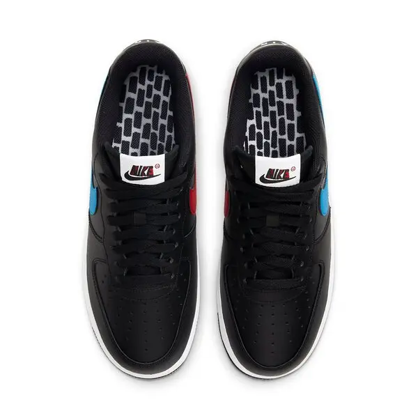 Nike Force 1 '07 "mismatch Swooshes - Black