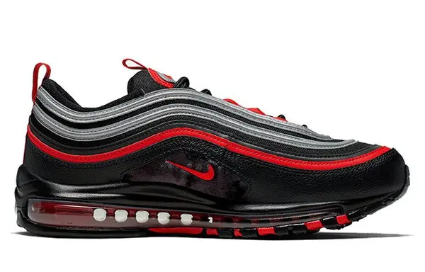 Nike Max 97 Reflective Bred Sneakers - Black