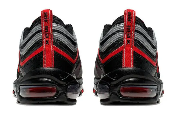 Nike Max 97 Reflective Bred Sneakers - Black