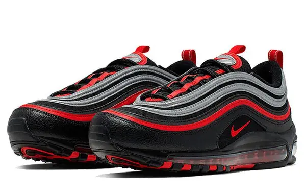 Nike Max 97 Reflective Bred Sneakers - Black