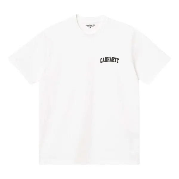 Carhartt Work In Progress University Script Short Sleeve T-shirt - White