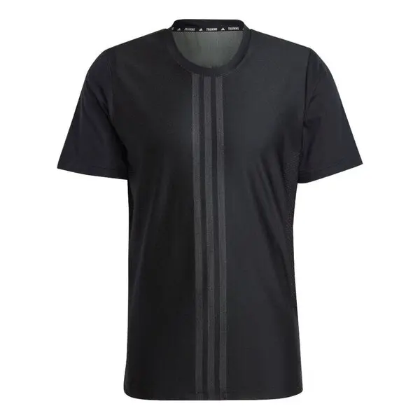 Adidas Hiit Workout 3-stripes T-shirt - Black