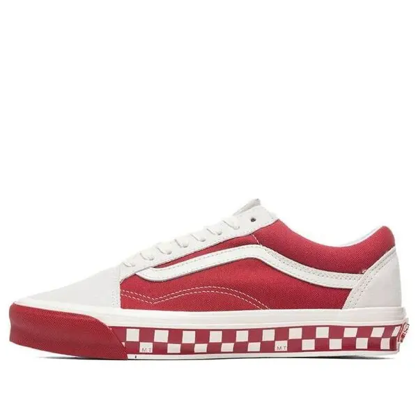 VANS Og Old Skool Lx "bumper Cars Marshmallow Cardinal" Sneakers - Redwhite